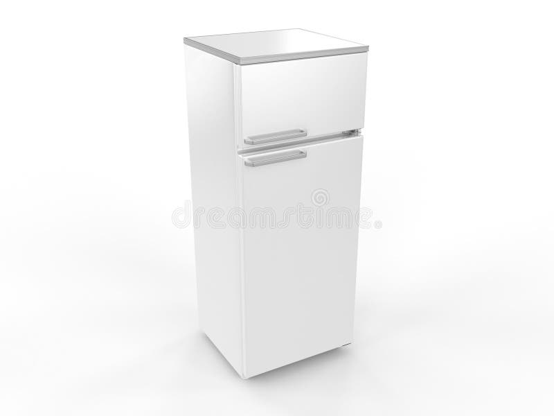 Retro ijskast stock illustratie. Illustration of apparaat - 28993384