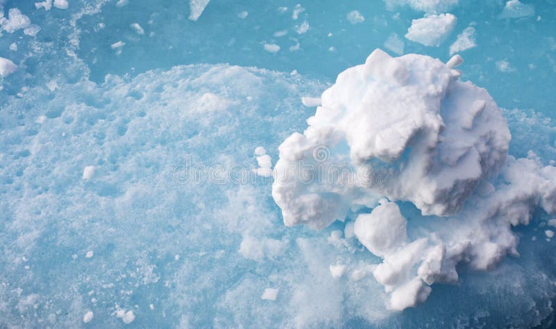 IJsschots Spitsbergen; Ice Detail Svalbard Stock Photo - Image of ...