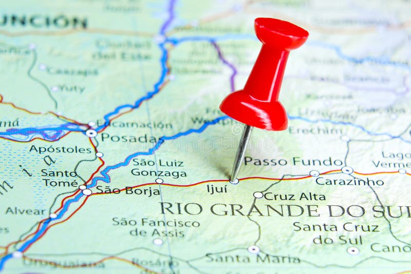 Location Map Rio Grande Sul State Brazil Stock Photos - Free & Royalty ...