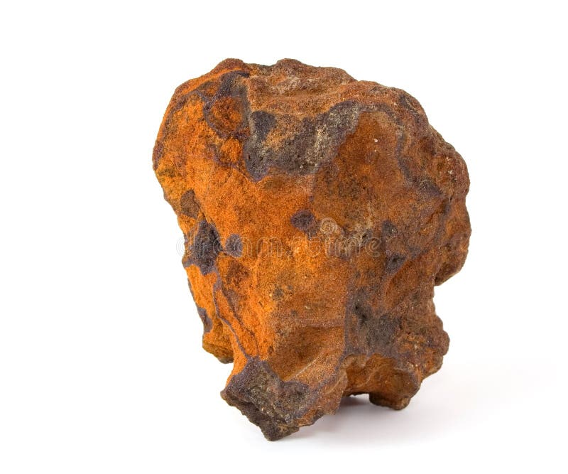 Ijzererts stock afbeelding. Image of bruin, mineralen - 32555955