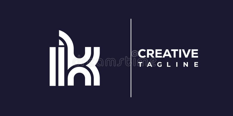 IK abstract logo stock vector. Illustration of modern - 356195039