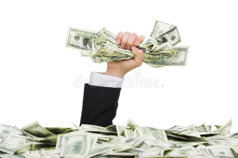 Ik ben rijk. stock foto. Image of tellen, beroep, betaling - 34977148