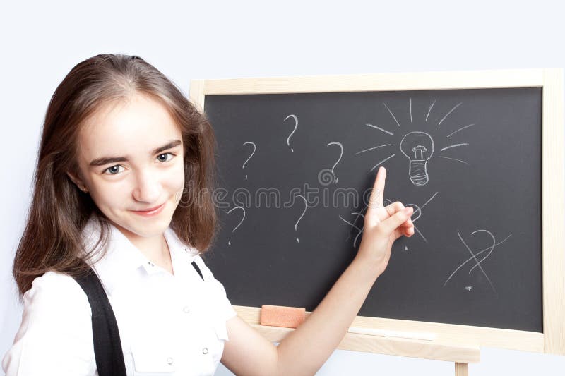 Ik heb een goed idee stock afbeelding. Image of achtergrond - 21040199