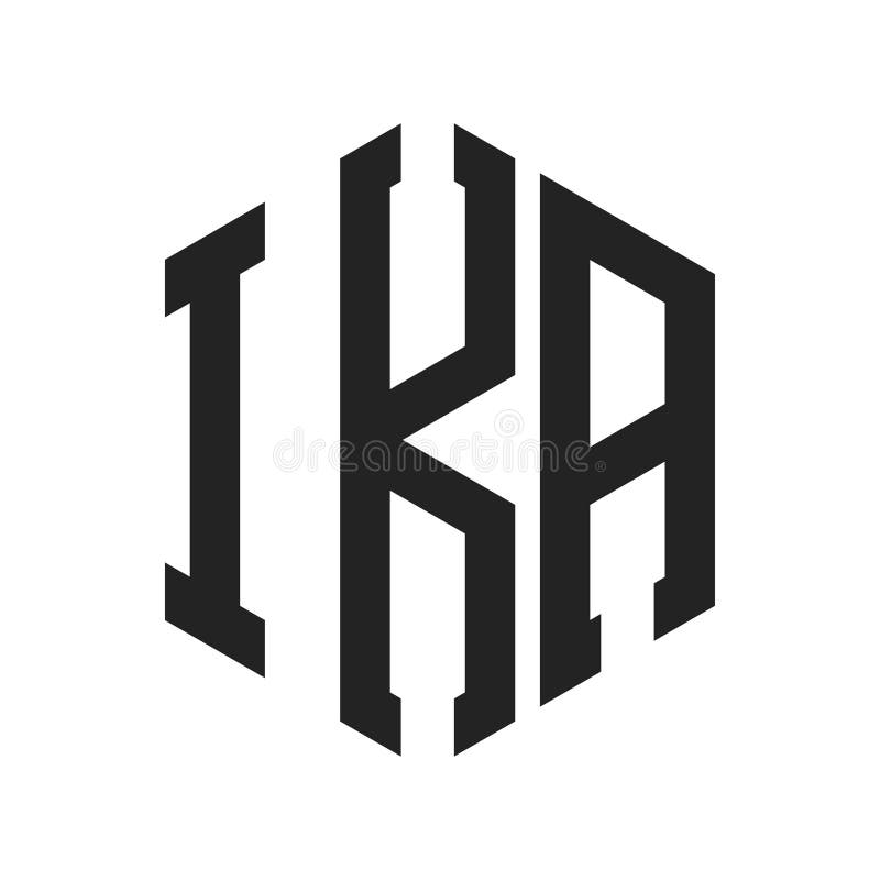 IKA Logo Design. Initial Letter IKA Monogram Logo Using Hexagon Shape ...