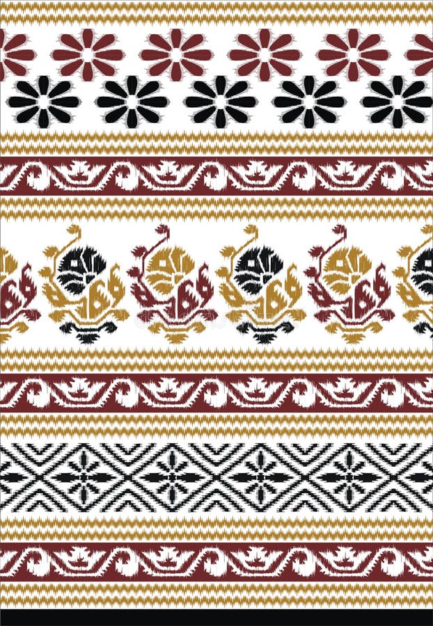 IKAT PATTERN DESIGN ALLOVER BACKGROUND ART for FABRIC Stock ...