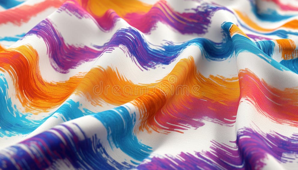 Ikat Pattern for Fabric Exemplifies a Unique and Intricate Design ...