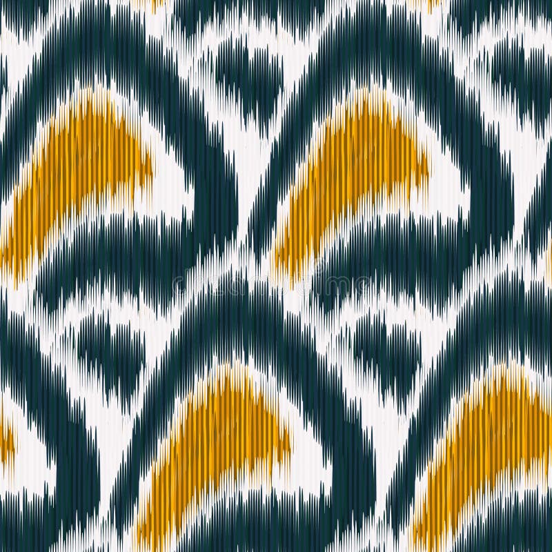 Ikat Pattern stock vector. Illustration of geometry, dark - 65516116