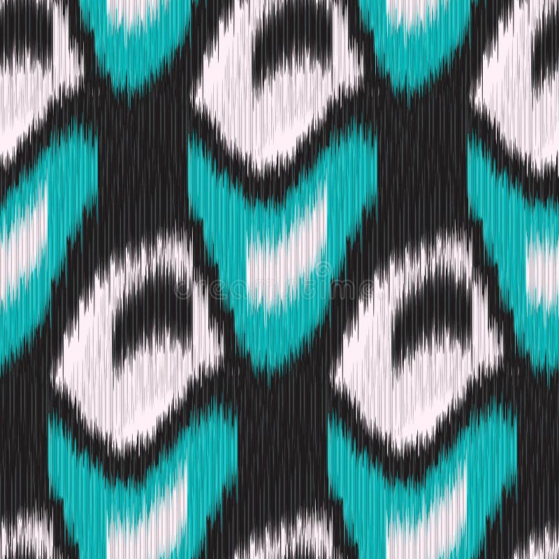 Ikat Pattern stock vector. Illustration of drapery, cover - 73265799