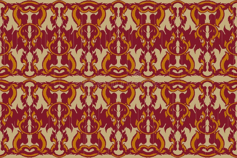 Ikat Printing Textile Pattern Wallpaper, Abstract for Textile Design ...