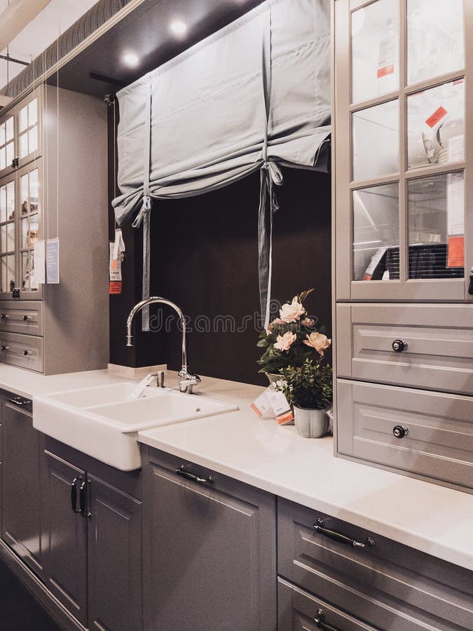 Ikea Kitchen Unit, Store Example Editorial Stock Photo - Image of home ...