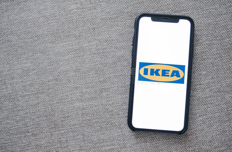 IKEA Logo on the Smartphone Screen. Editorial Stock Image - Image of ...