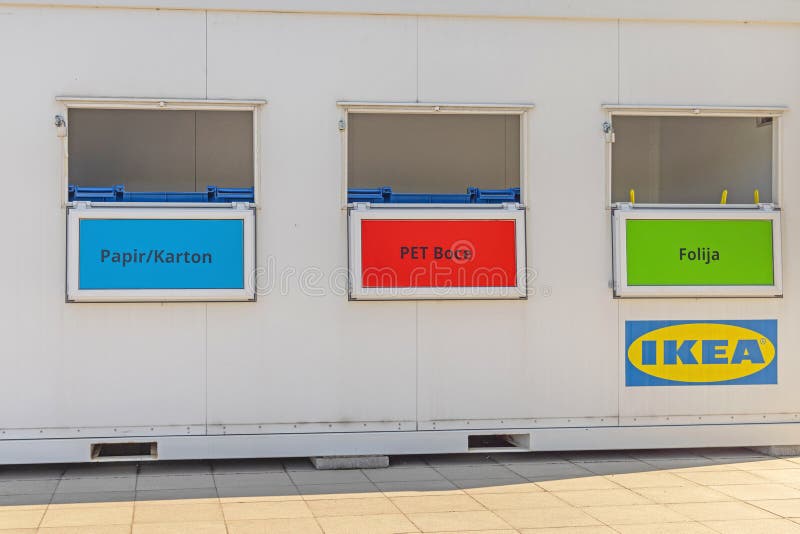 Ikea Sorting Recycling editorial stock photo. Image of ecology - 313222733