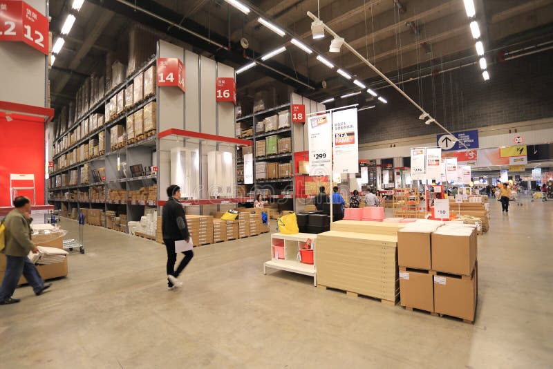 Ikea warehouse editorial stock photo. Image of chaoyang - 46196123