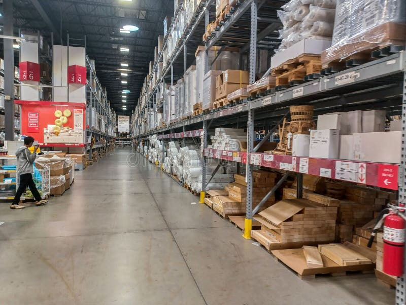 Ikea Warehouse Department View Editorial Photo - Image of delivery ...
