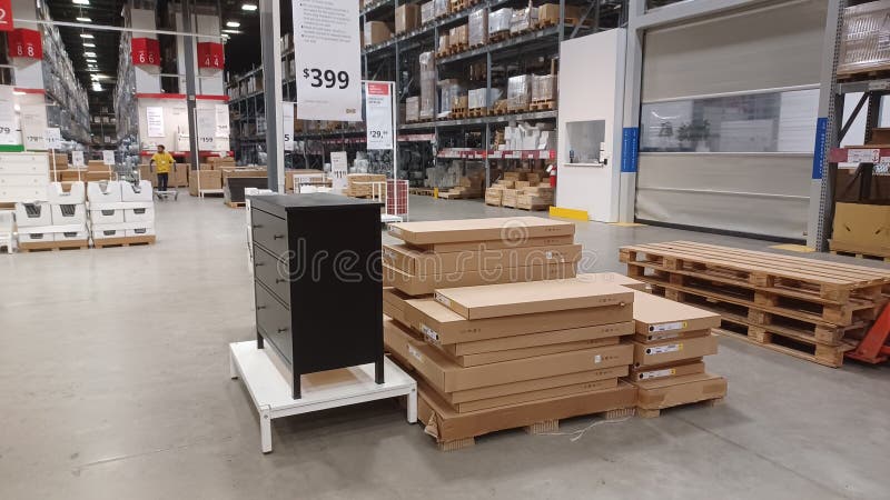 Ikea Warehouse Department View Editorial Image - Image of delivery ...