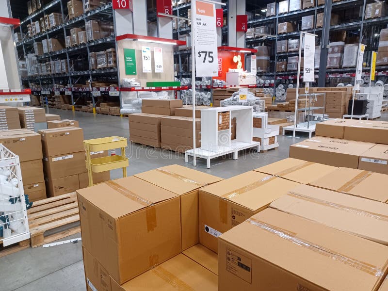 Ikea Warehouse Department View Editorial Stock Image - Image of ...