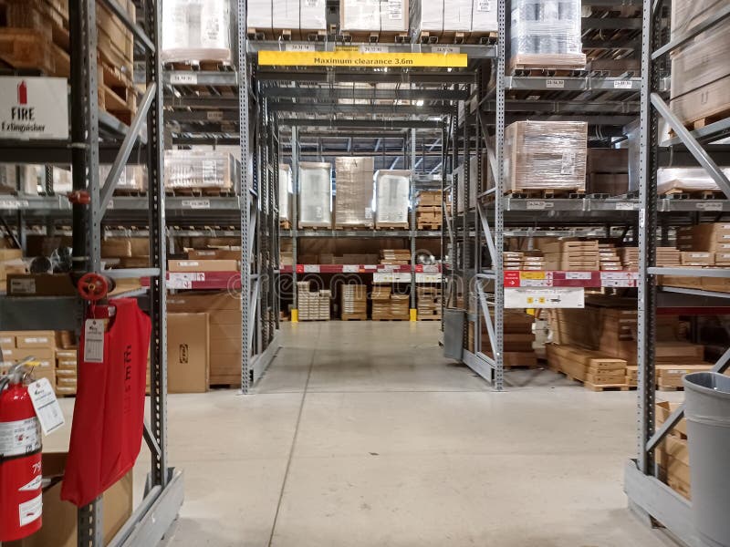 Ikea Warehouse Department View Editorial Stock Photo - Image of ...