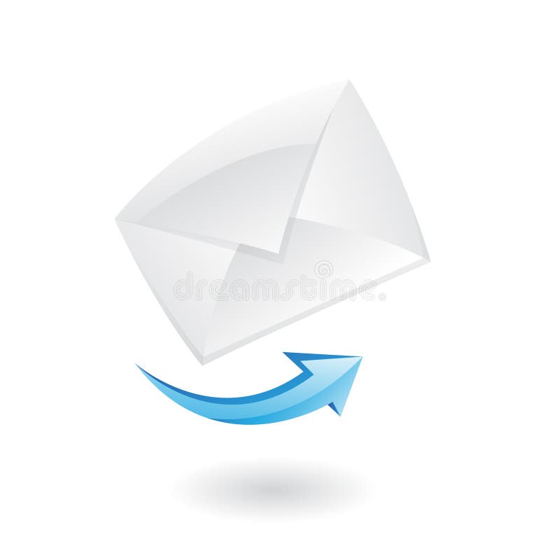 Ikone der Post 3d vektor abbildung. Illustration von post - 14977449