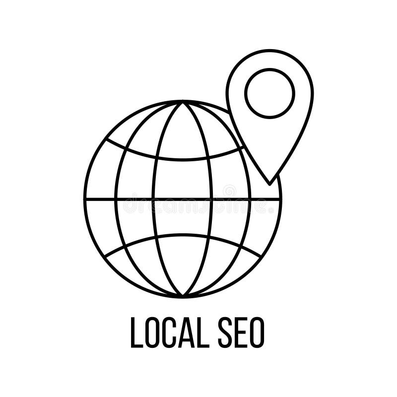 Ikone Oder Logo in Der Modernen Linie Art Vektor Abbildung ...