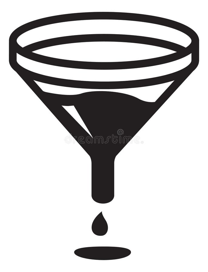 Ikone - Trichter-Illustration Vektor Abbildung - Illustration von ...