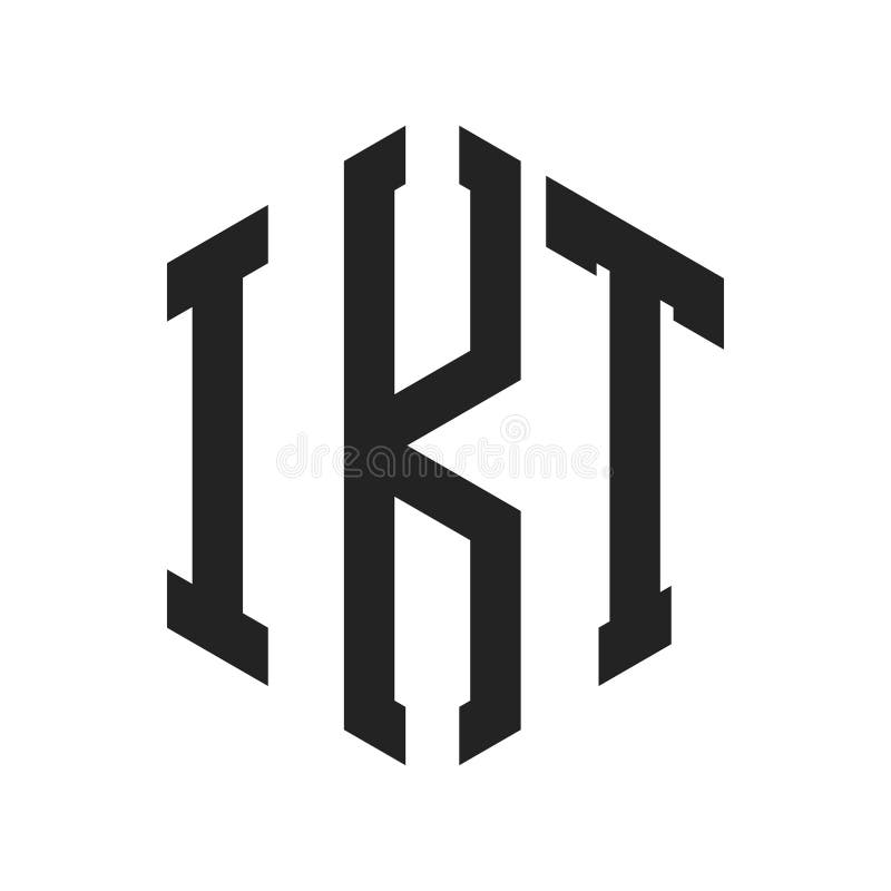 IKT Logo Design. Initial Letter IKT Monogram Logo Using Hexagon Shape ...
