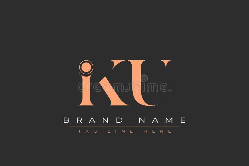 IKU Abstract Letter Logo Design Stock Vector - Illustration of logo ...