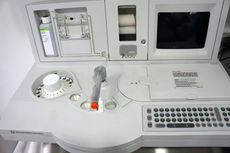 Coagulation analyzer board editorial stock photo. Image of used - 163007988