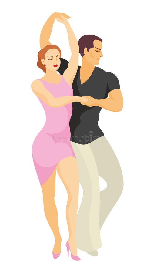 Il ballo della salsa illustrazione vettoriale. Illustrazione di latino ...