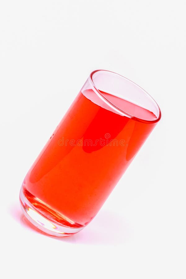 Il Bicchiere D'acqua, L'acqua Della Bevanda, Beve Il Rosso Fotografia ...