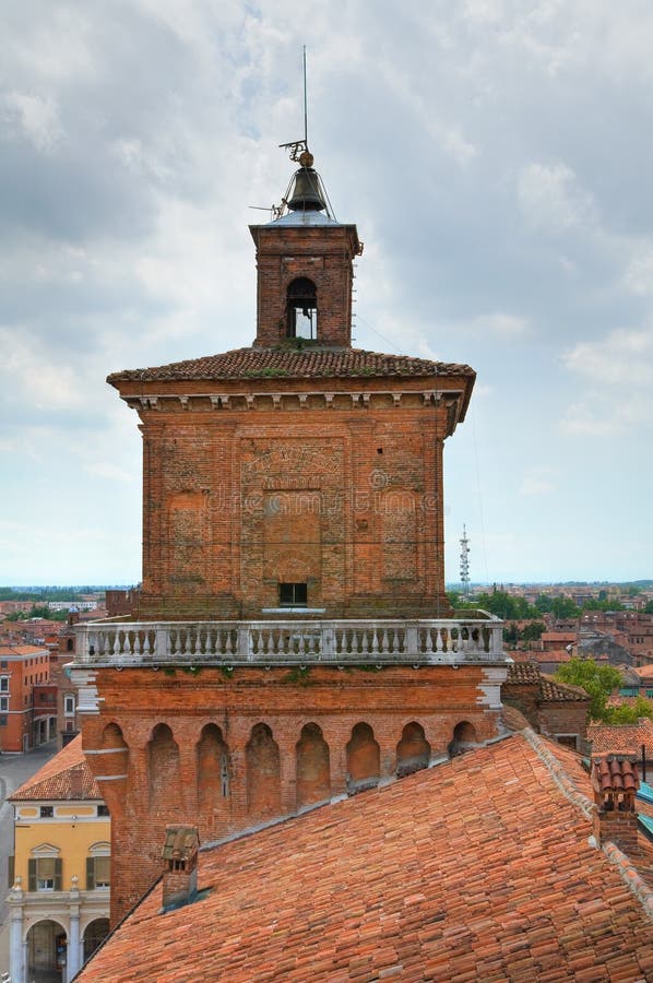Il Castello Di Este. Ferrara. L'Emilia Romagna. L'Italia. Immagine ...