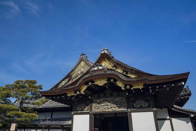 Il Castello Storico Di Nijo Immagine Stock - Immagine di asia, eredità ...