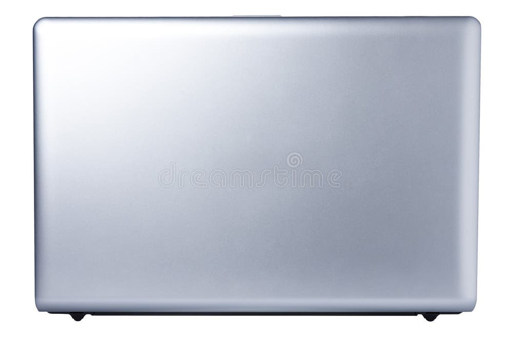 Il Computer Portatile Del Computer Aperto Indietro Osserva Isolato ...