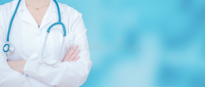 Il dottore Office Banner fotografia stock. Immagine di donna - 87323968