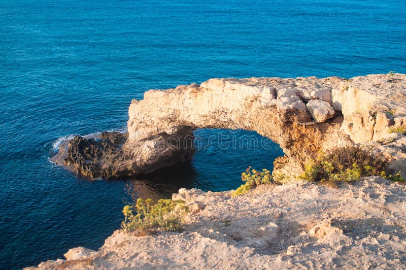 Il Mare Roccioso Frana Ayia Napa, Cipro Fotografia Stock - Immagine di ...