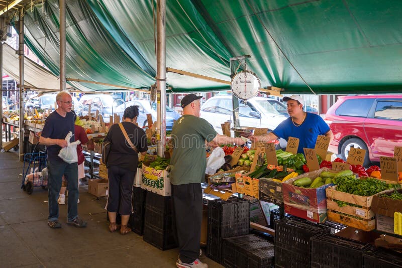 Il Mercato Italiano Di Filadelfia Immagine Stock Editoriale - Immagine ...