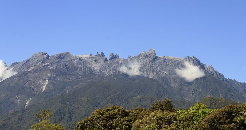 Il Monte Kinabalu Al Borneo, Sabah, Malesia Immagine Stock - Immagine ...