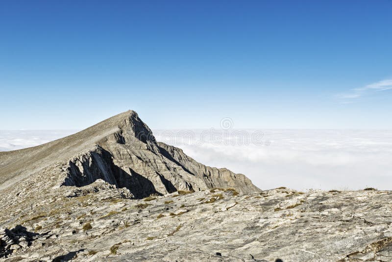 Il Monte Olimpo in Grecia Centrale Fotografia Stock - Immagine di ...