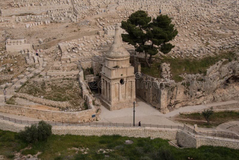Il Monumento Di Assalonne, Gerusalemme Fotografia Stock - Immagine di ...