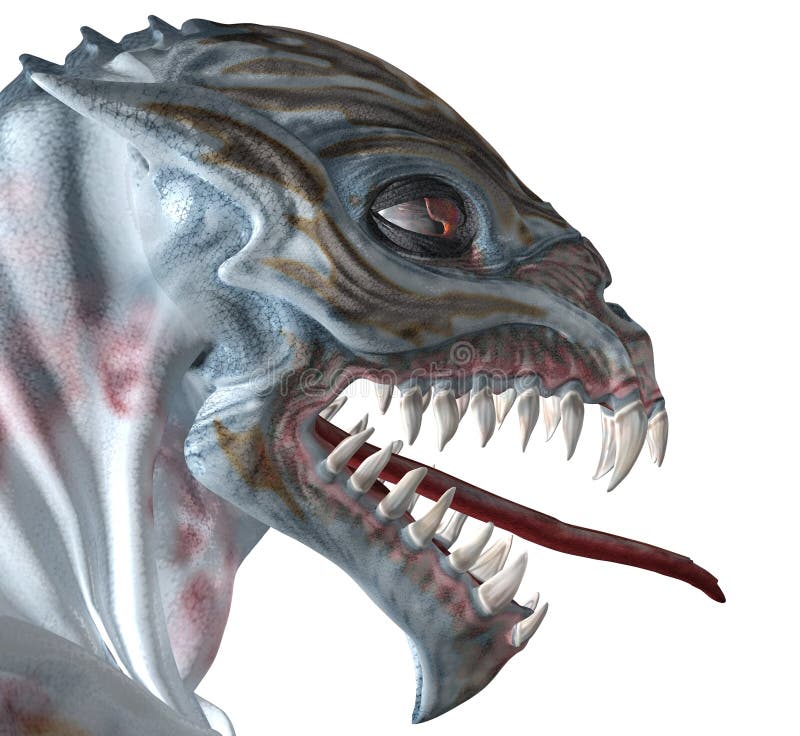 Il mostro illustrazione di stock. Illustrazione di ritratto - 49830783