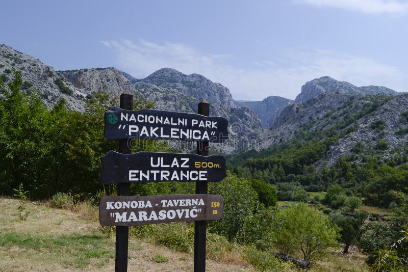 Il NP Paklenica fotografia stock. Immagine di ascensione - 36410856
