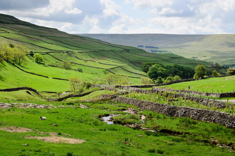 Il Paesaggio Delle Vallate Del Yorkshire Immagine Stock - Immagine di ...