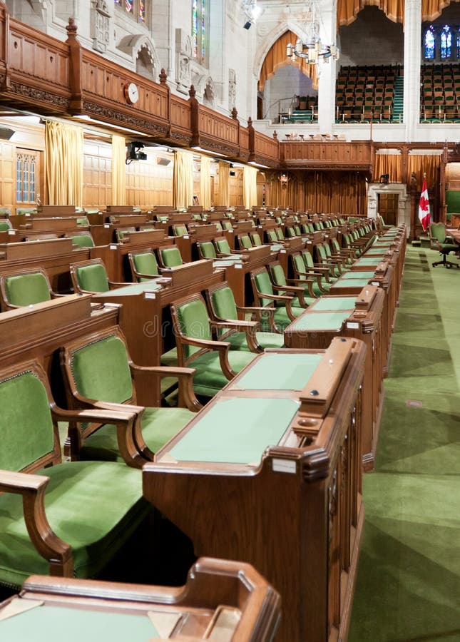 Il Parlamento Canadese: La Camera Dei Comuni Fotografia Stock ...