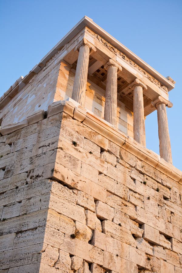 Cariatidi, Acropoli Del Tempio Di Erechtheion, Atene Grecia Immagine ...