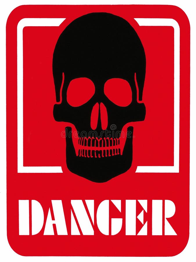 Il PERICOLO! fotografia stock. Immagine di segno, ebola - 15077848