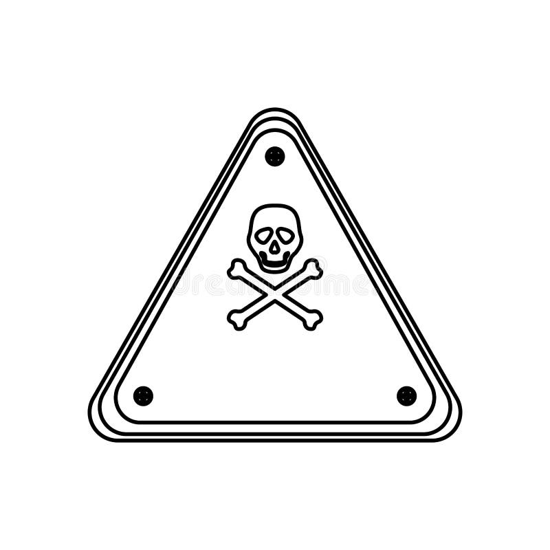 Il Pericolo E Segnale Di Pericolo Illustrazione di Stock ...