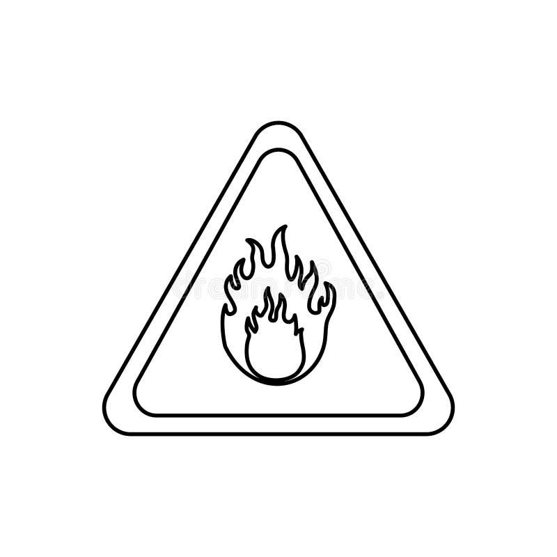 Il Pericolo E Segnale Di Pericolo Illustrazione di Stock ...