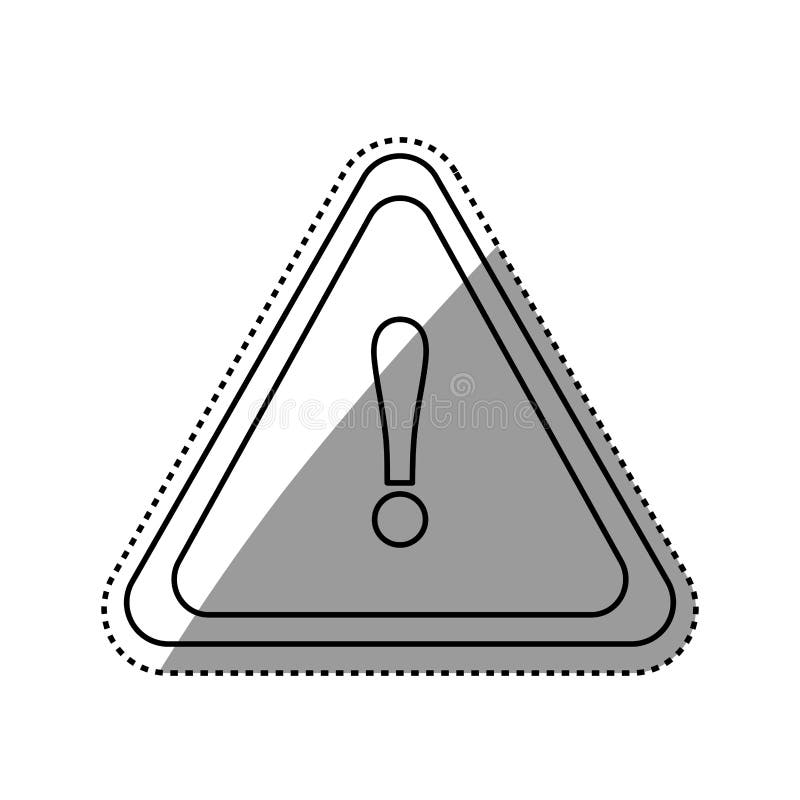 Il Pericolo E Segnale Di Pericolo Illustrazione di Stock ...