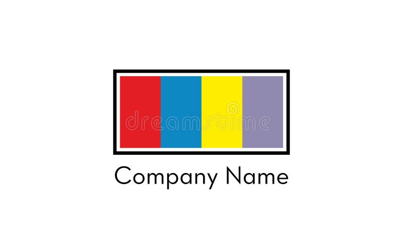 Logo di rettangolo S illustrazione vettoriale. Illustrazione di vario ...