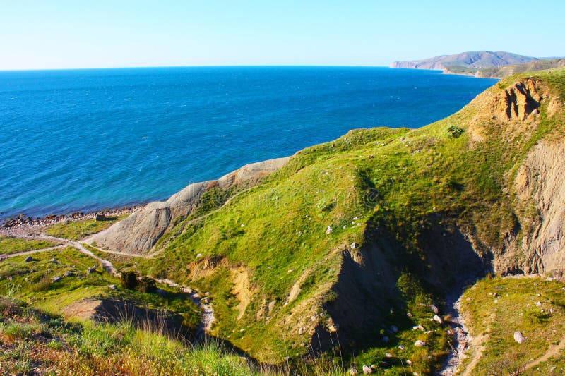 Il Seacost Del Mar Nero in Ucraina Immagine Stock - Immagine di vacanza ...