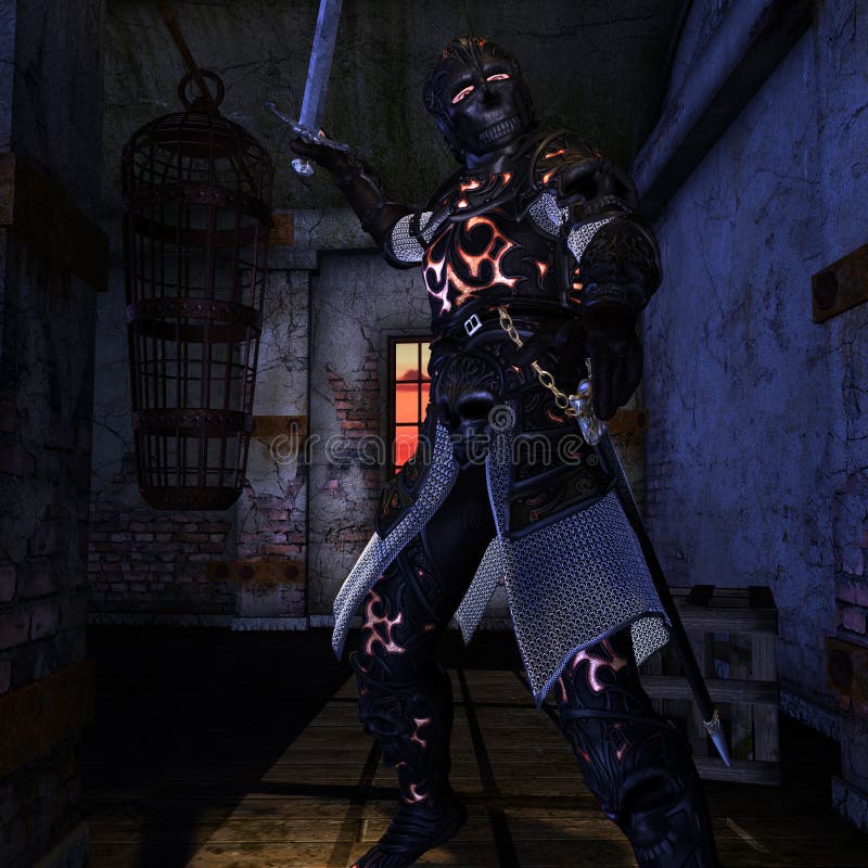 Il signore scuro illustrazione di stock. Illustrazione di età - 17293197